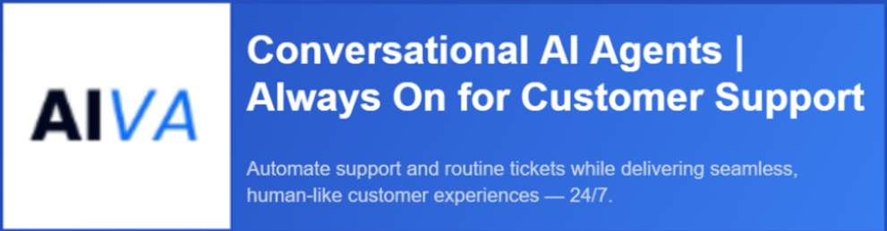 Conversational AI Agents | Aiva - Always On Customer Support